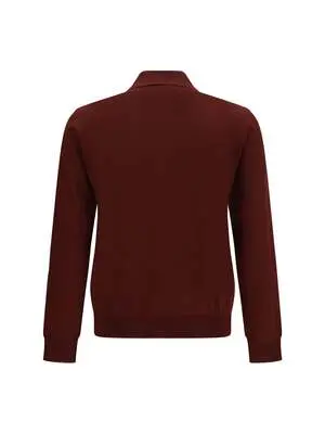 Valentino Garavani Long-sleeve Wool Polo With Vlogo - Multicolor