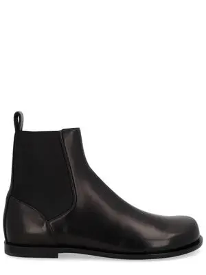 Fendi Chelsea Squared Ff Boot - Black