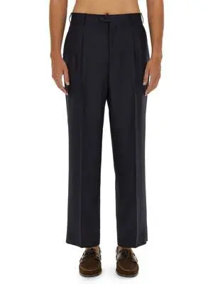 Etro Wool Trousers - Blue