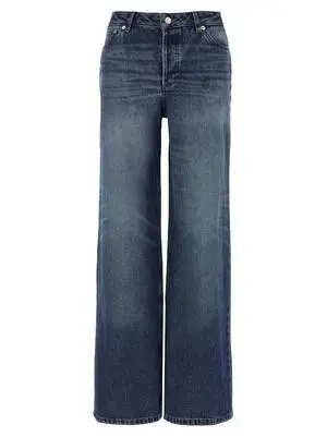A.p.c. Elisabeth Stonewashed Denim Jeans - Blue