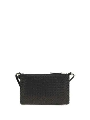 Bottega Veneta Intrecciato Shoulder Bag - Black