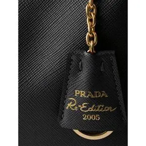 Prada Saffiano Leather Re-edition 2005 Mini Bag - Black