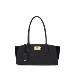 FERRAGAMO Studio Soft Tote Bag - Black