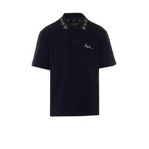 Amiri Floral Collar Polo