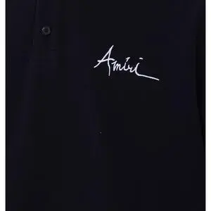 Amiri Floral Collar Polo