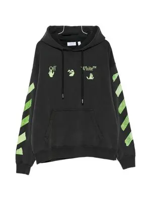 Off-White Bacco Arrow Skate Cotton Hoodie - Multicolor