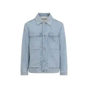 JIL SANDER Cotton Jacket - Blue