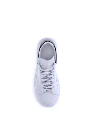 Alexander McQueen Leather Sneakers - White