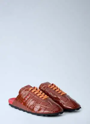 Marni Laced Leather Mules