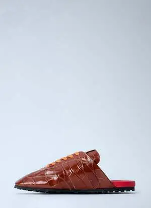 Marni Laced Leather Mules