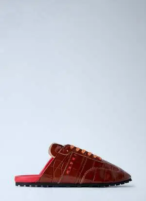 Marni Embossed Slides Slipper