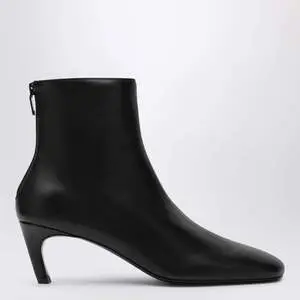 TOTEME Nappa Leather Ankle Boots - Black