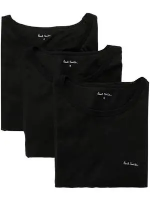 Paul Smith Logo Cotton T-shirt 3pack - Multicolor