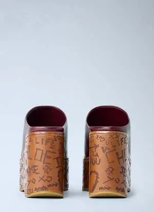 Chloé Maxime Wedge Mules