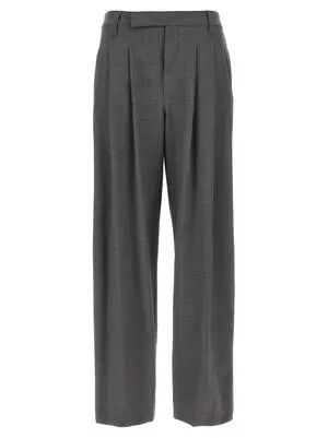 Brunello Cucinelli Sartorial Baggy Pants - Gray