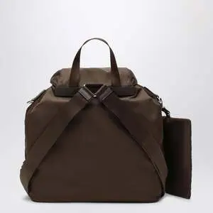 Prada Re-nylon And Saffiano Backpack With Pouch