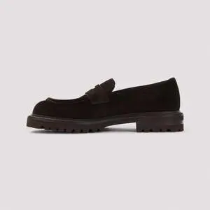 Giorgio Armani Suede Penny Loafers