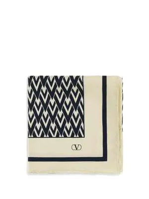 Valentino Garavani Toute La V Silk Scarf - Multicolor