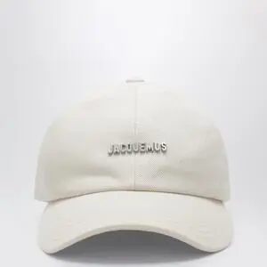 Jacquemus Logo Baseball Cap - White