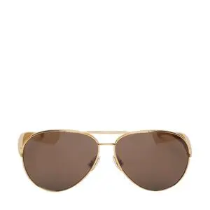 Bottega Veneta Aviator Sardine Sunglasses - Gold