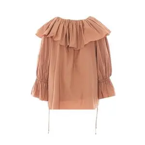 Chloé Cotton Top - Pink