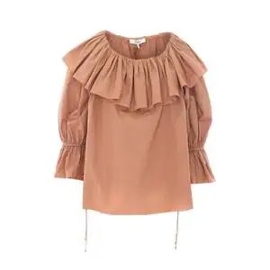 Chloé Cotton Top - Pink