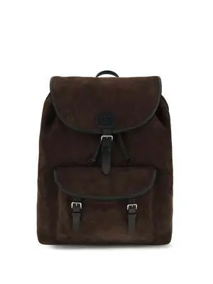 Valentino Garavani Antibes Backpack In Suede - Brown