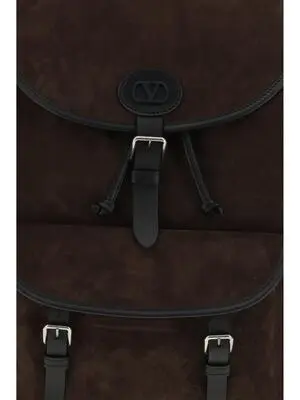 Valentino Garavani Antibes Backpack In Suede
