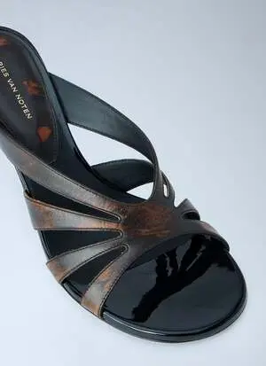Dries Van Noten Strappy Block Heel Sandals