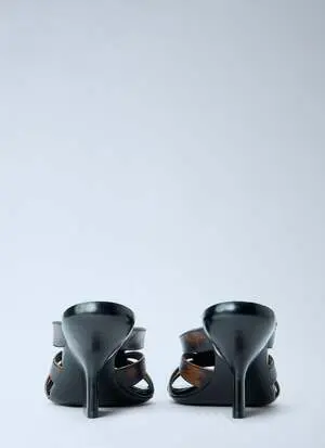 Dries Van Noten Strappy Block Heel Sandals