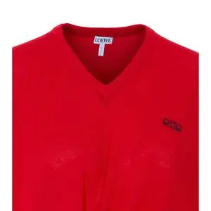 Loewe Logo Monogram Draped Sweater