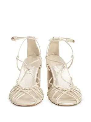 FORTE_FORTE Leather Heel Sandals