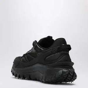 Moncler Trailgrip Gtx Sneakers In Leather And Nylon - Black