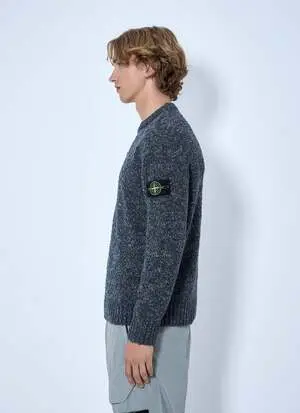 Stone Island Crewneck Wool-blend Sweater