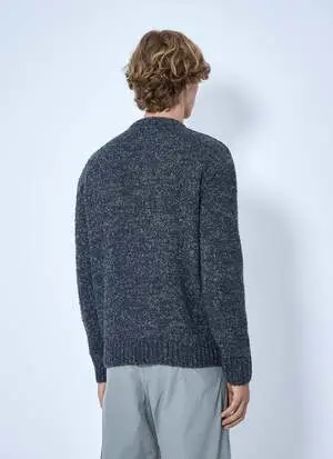 Stone Island Wool-blend Crewneck Sweater - Gray
