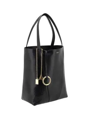 Chloé Spin Shoulder Bag - Black