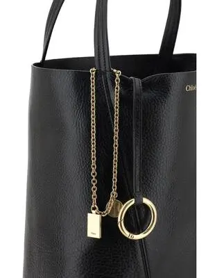 Chloé Spin Shoulder Bag - Black