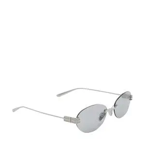 Balenciaga Gossip Oval Sunglasses - Silver
