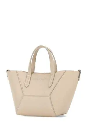 Brunello Cucinelli Sand Leather Handbag