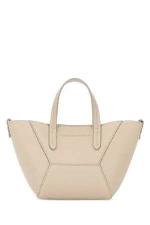 Brunello Cucinelli Sand Leather Handbag - Brown