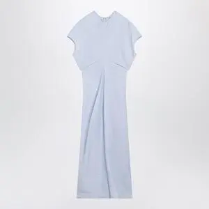 TOTEME TOTÊME Fluid Satin Dress Blue