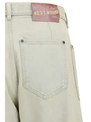 VIVIENNE WESTWOOD Cotton Jeans With Patch Pockets