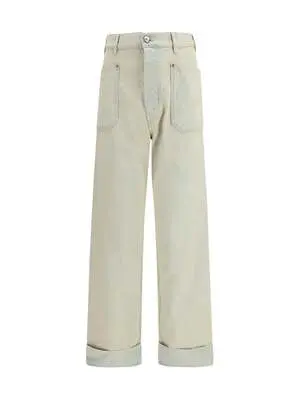Vivienne Westwood Raw Edge Hem Bottoms For Men