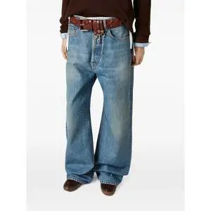 Miu Miu Denim Straight-leg Jeans - Blue
