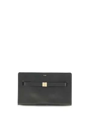 TOTEME Belted Leather Crossbody Bag - Black