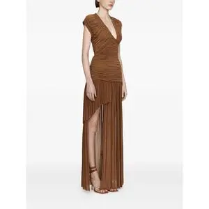 Christopher Esber Asymmetric Dress - Brown