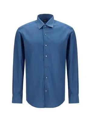 Zegna Cotton Shirt - Blue