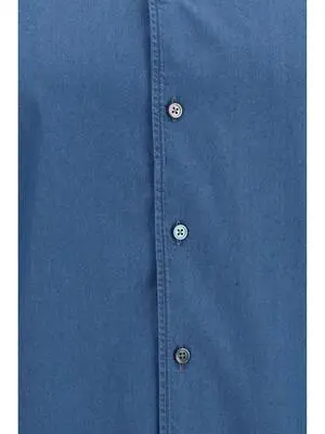 Zegna Cotton Shirt - Blue