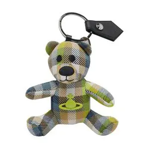 VIVIENNE WESTWOOD Teddy Bear Orb Logo Keyring - Multicolor