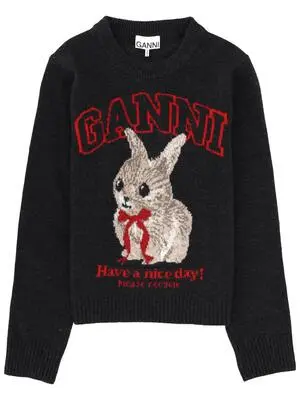 GANNI Wool Jersey - Multicolor